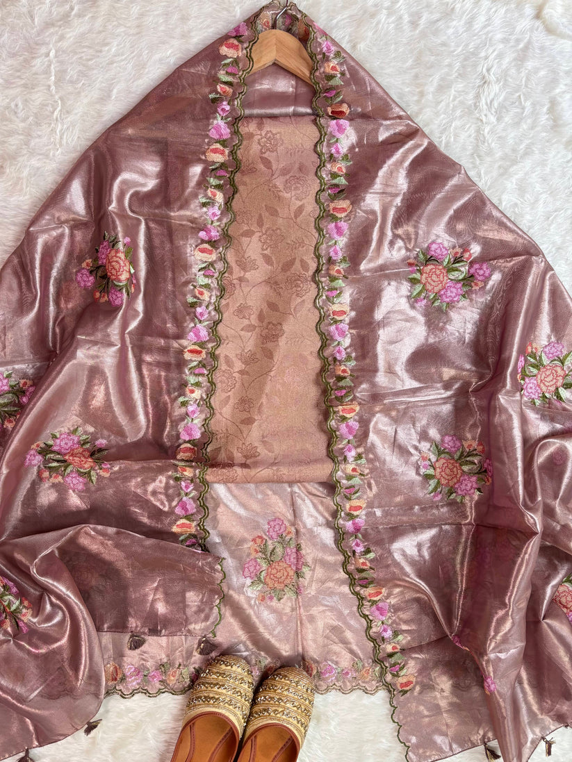 Lightweight Peach Suit for Festive Look – Shikkis